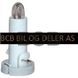 LYSPÆRE MED LANG HVIT SOKKEL VOLVO DIV DACHBORD - BCB.no