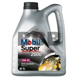 OLJE MOBIL SUPER 2000 10W-40 MOTOROLJE 4 LITER - BCB.no